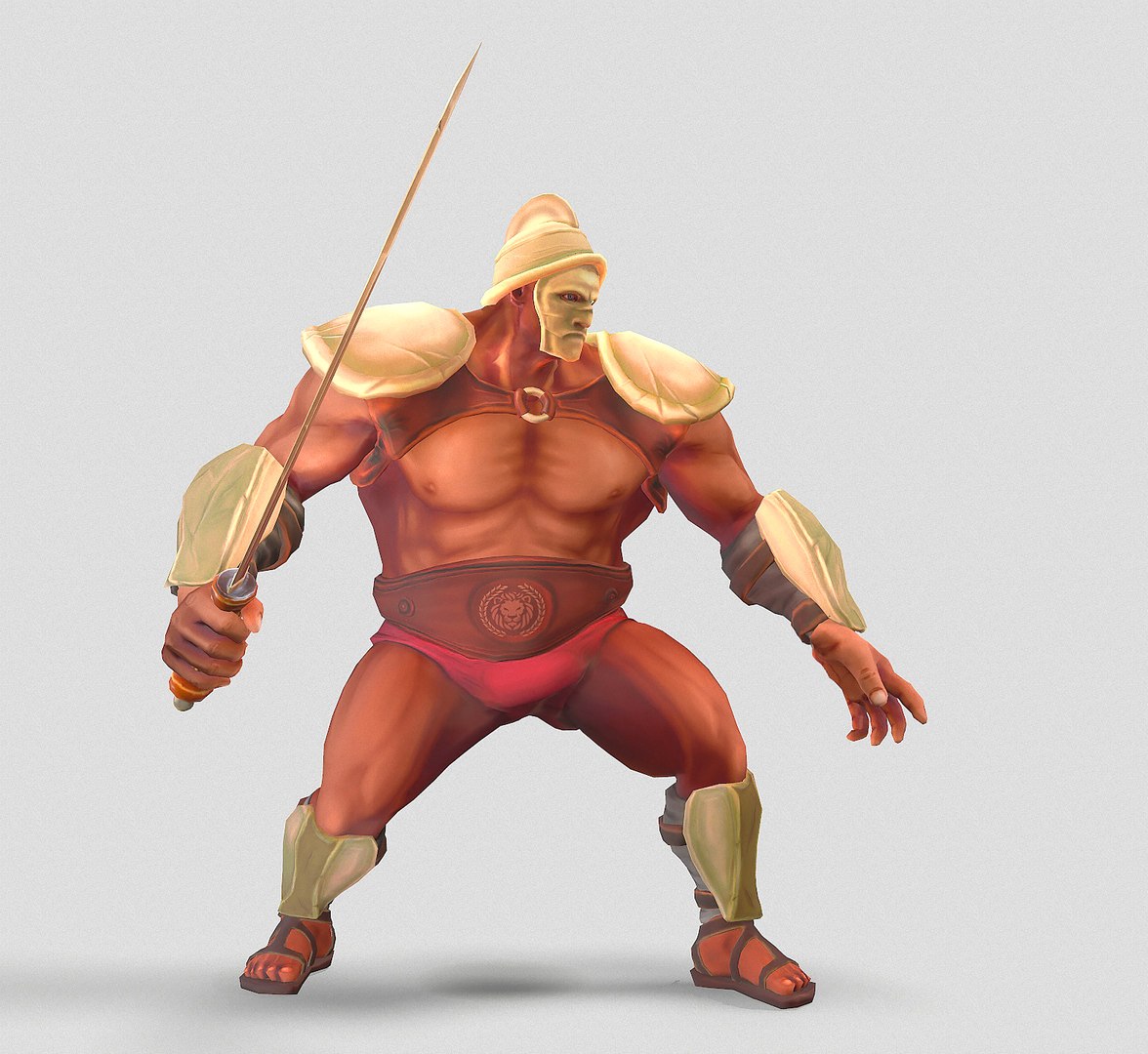 Gladiator 3D Model - TurboSquid 1671393