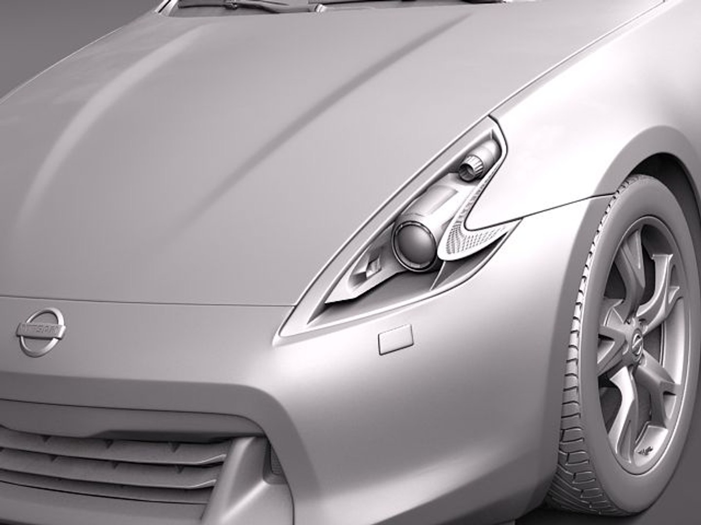 Nissan 370z Roadster 370 3d Model