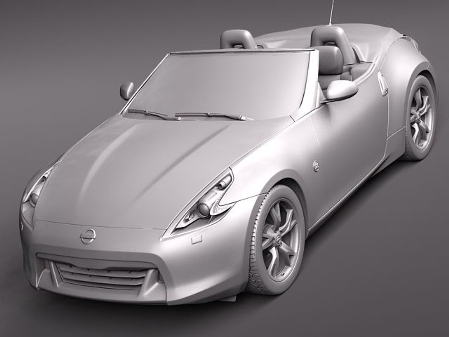 Nissan 370z Roadster 370 3d Model