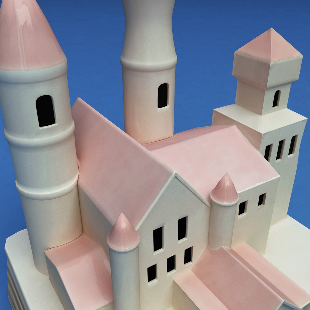 Toy Castle 3d Model