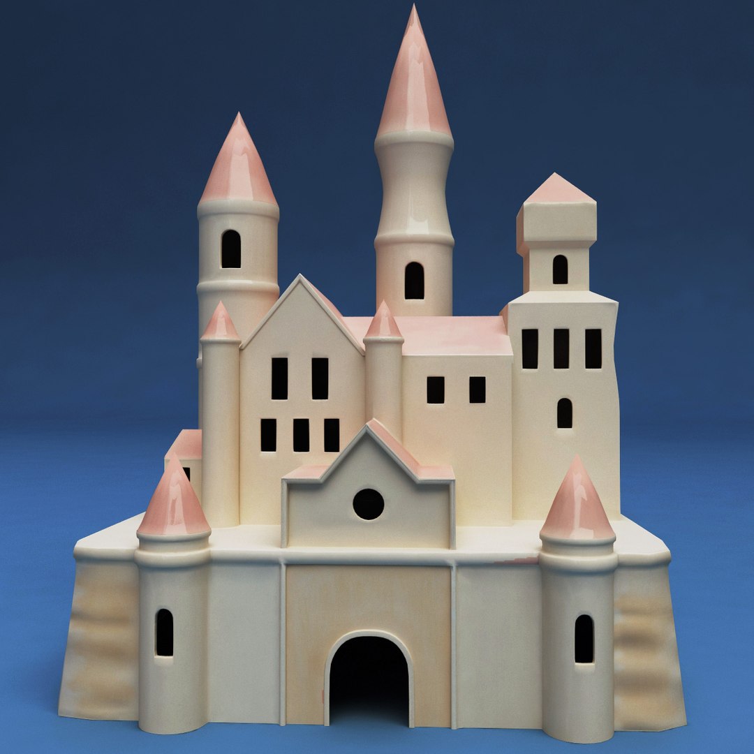 Toy Castle 3d Model