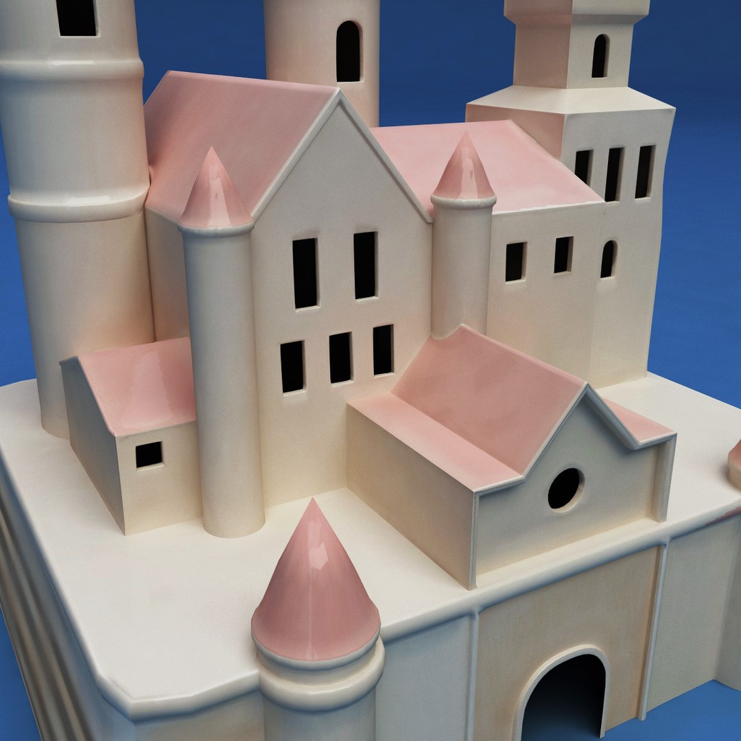 Toy Castle 3d Model
