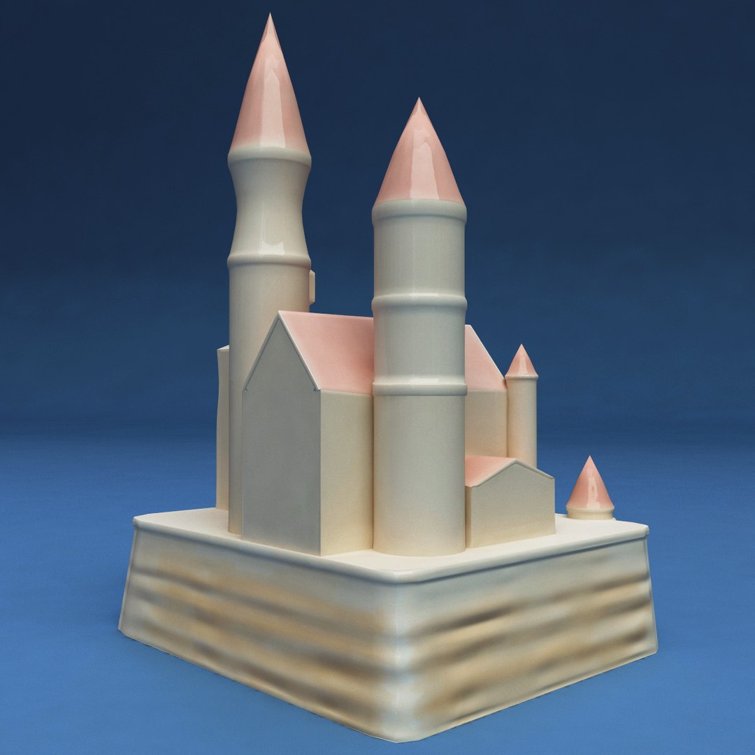 Toy Castle 3d Model