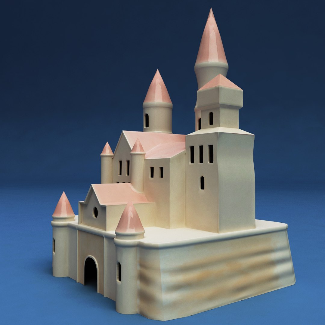 Toy Castle 3d Model
