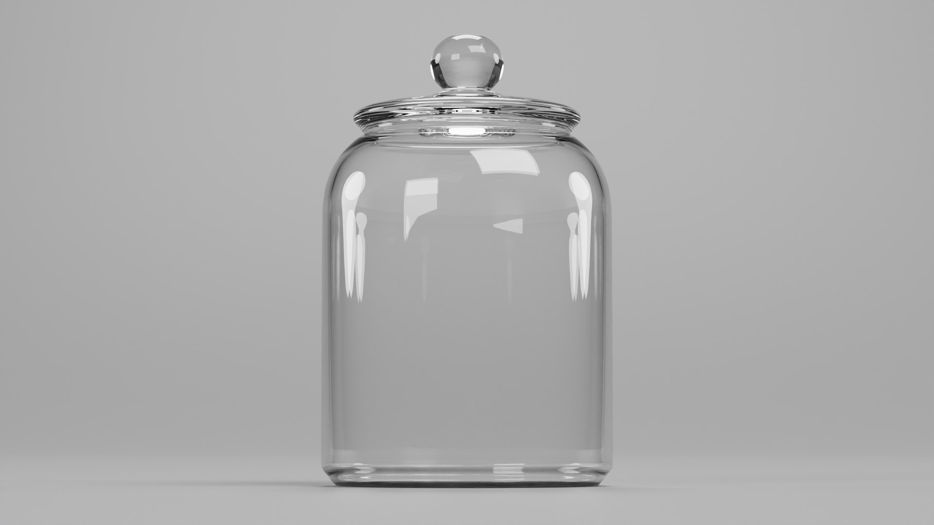3D Glass Jar Model - TurboSquid 2023921