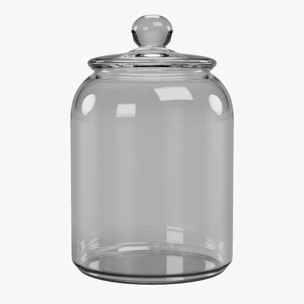 3D Glass Jar model - TurboSquid 2023921
