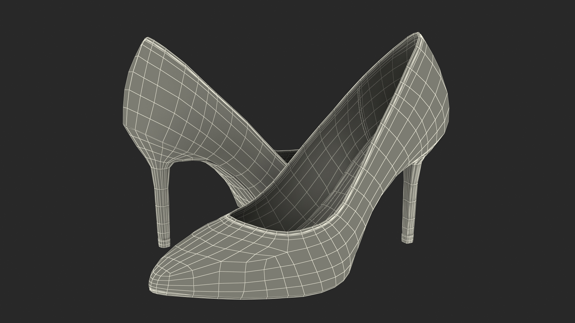 Purple Sparkly Pumps 3D Model - TurboSquid 1831182