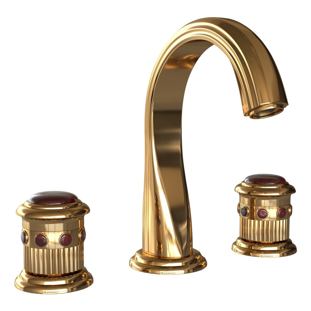 3D Basin Faucet Thg Bathroom Trocadero Tiger Eye model - TurboSquid 1879714