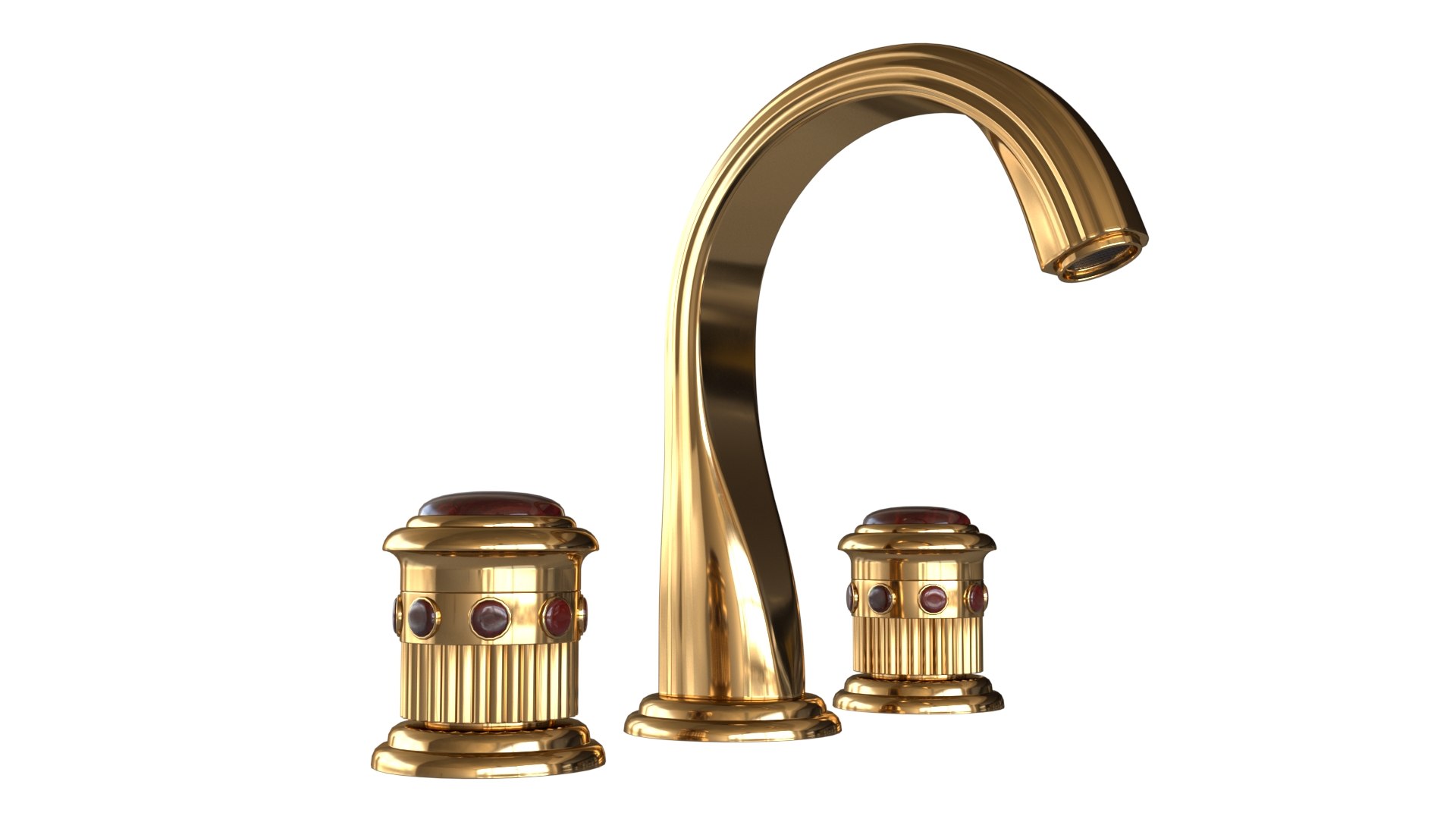 3D Basin Faucet Thg Bathroom Trocadero Tiger Eye model - TurboSquid 1879714