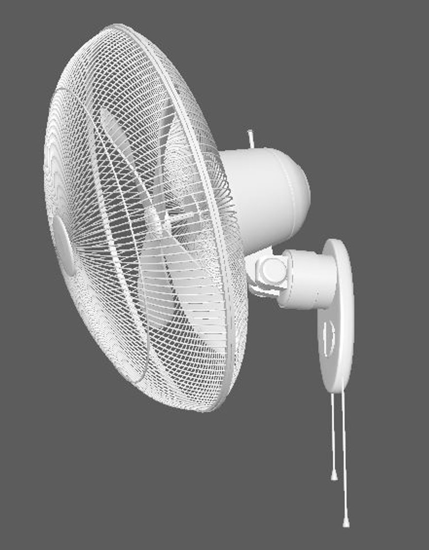 Wall Fan 3D Model - TurboSquid 1244624