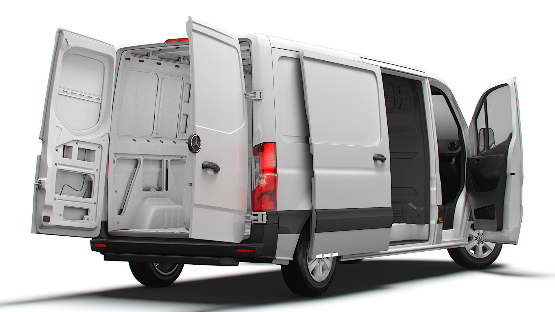 Mercedes Benz Sprinter L2H1 FWD HQ Interior 2025 3D Model - TurboSquid ...