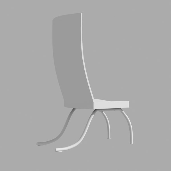 3d simple chair model