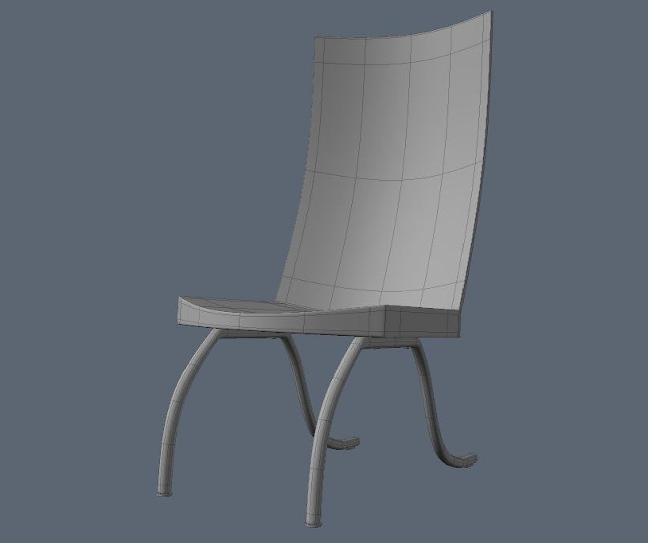 3d Simple Chair Model