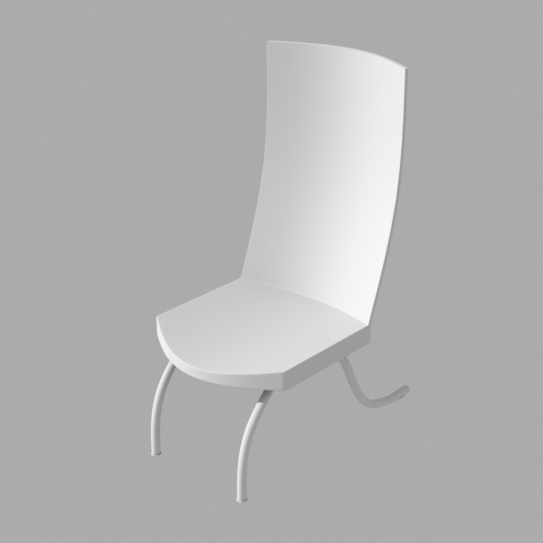3d Simple Chair Model
