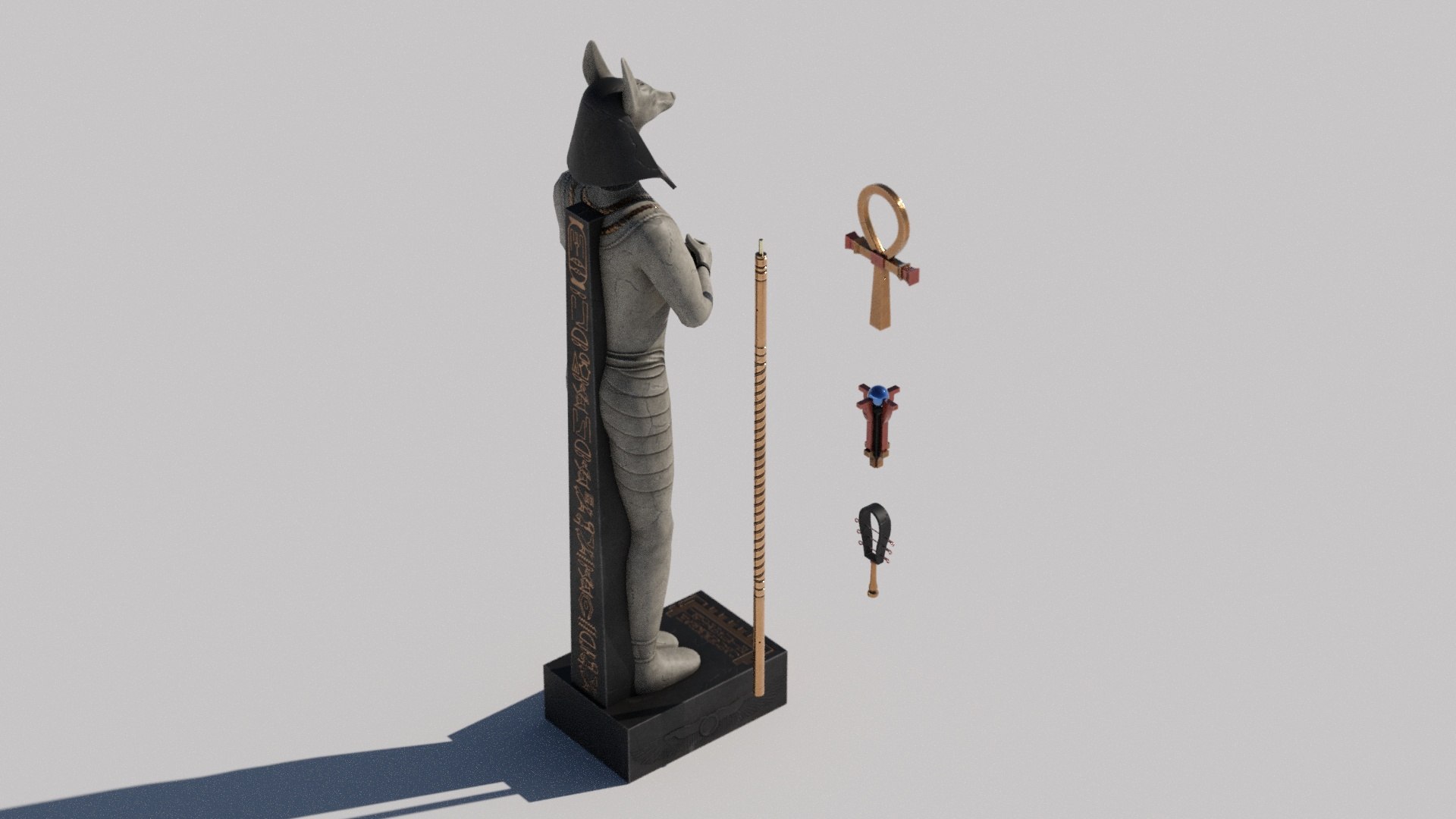 3D OB 02 Egyptian Necromancer Kit - 05 Ushabti Model - TurboSquid 2152575