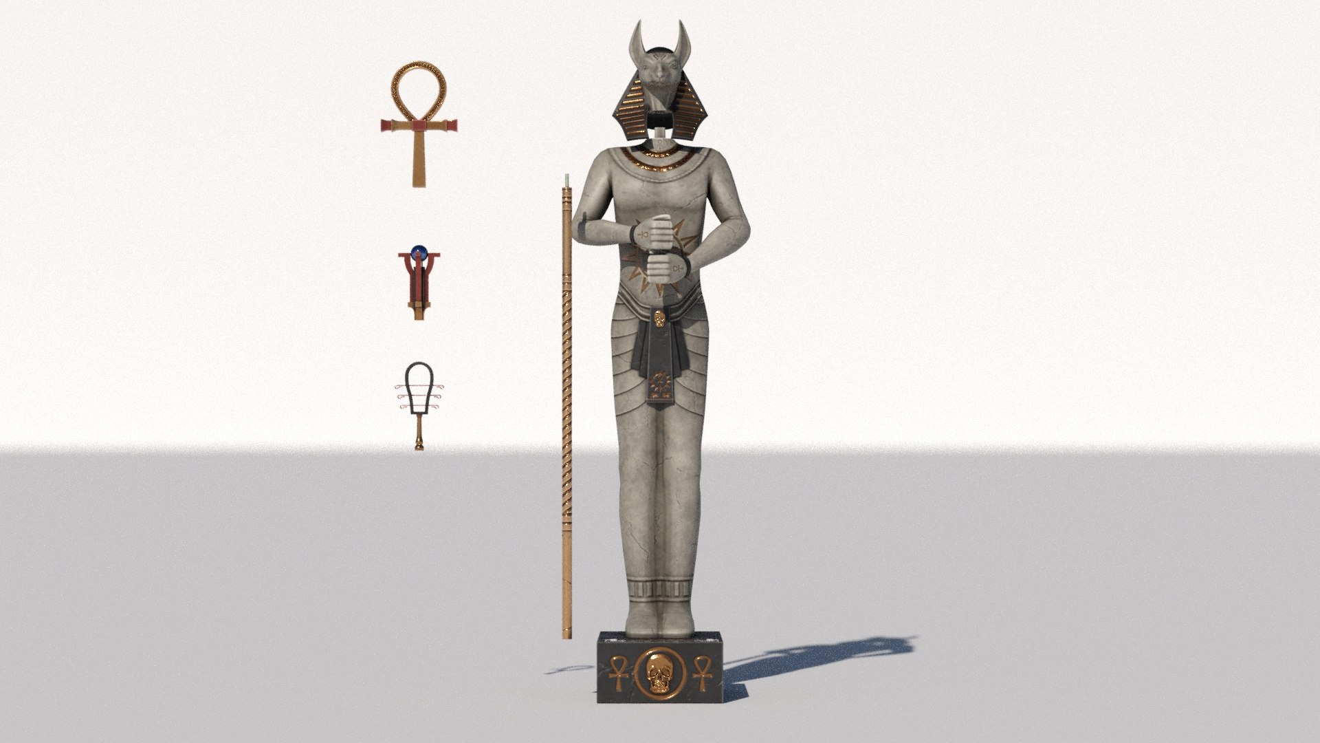 3D OB 02 Egyptian Necromancer Kit - 05 Ushabti Model - TurboSquid 2152575