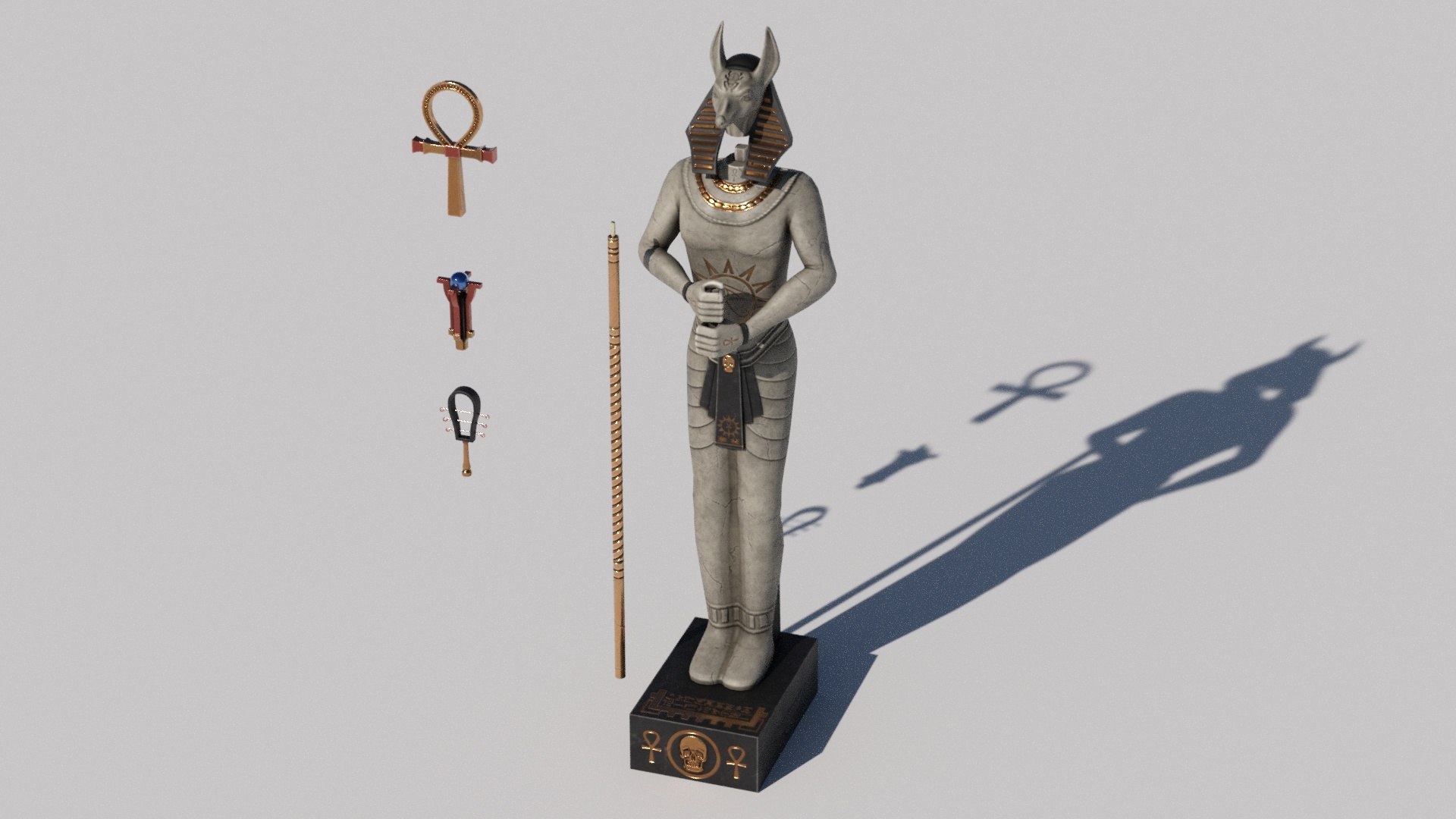 3D OB 02 Egyptian Necromancer Kit - 05 Ushabti Model - TurboSquid 2152575