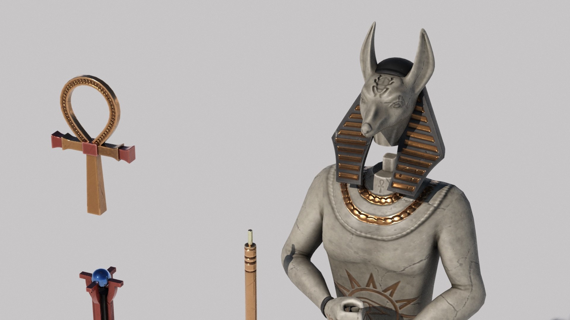 3D OB 02 Egyptian Necromancer Kit - 05 Ushabti Model - TurboSquid 2152575