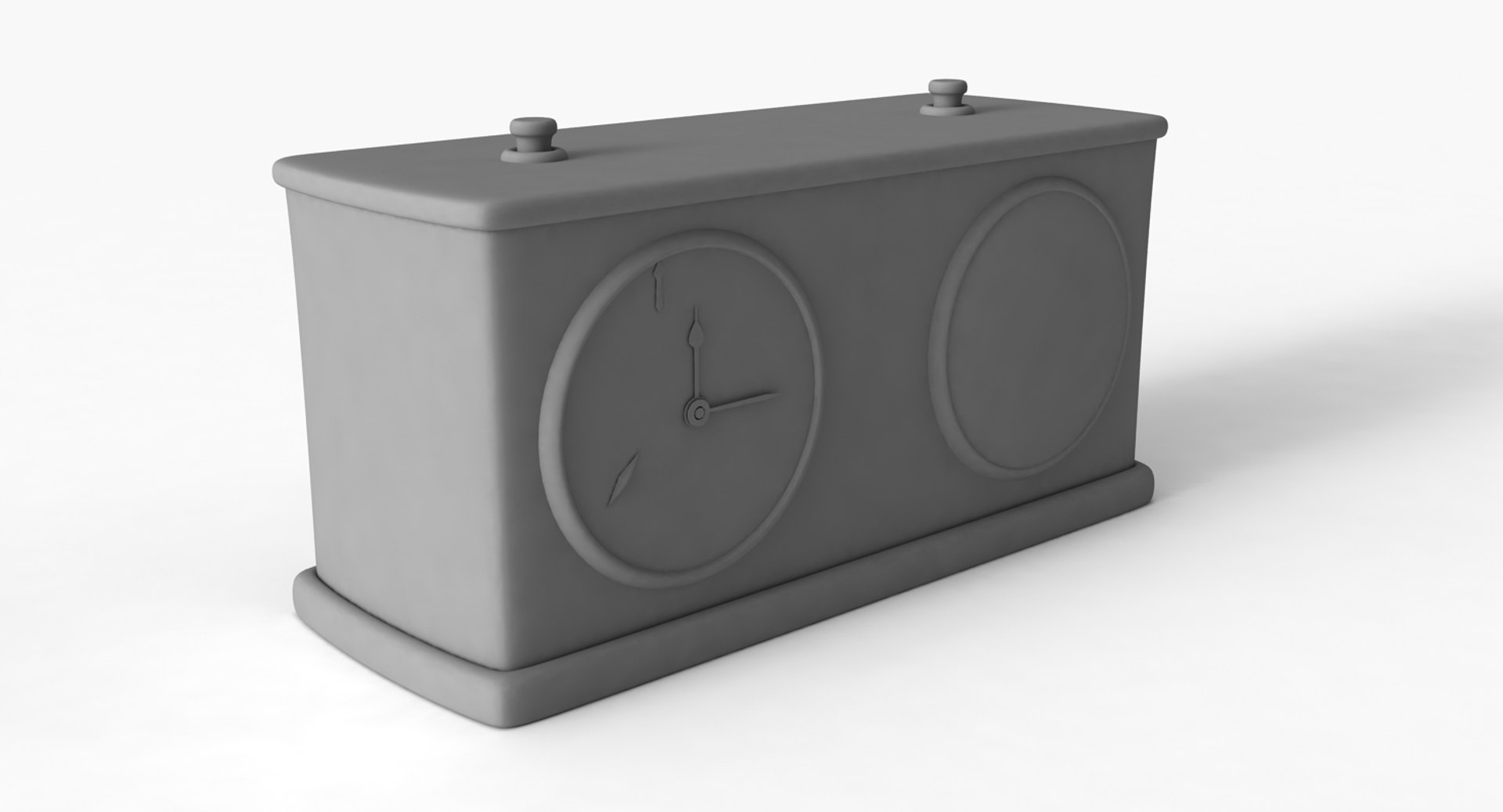 Chess Set Clock 1 3d 3ds