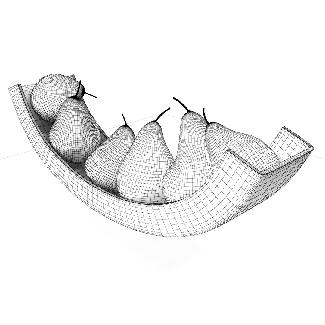 3D Model Pears Bowl1 - TurboSquid 1169145