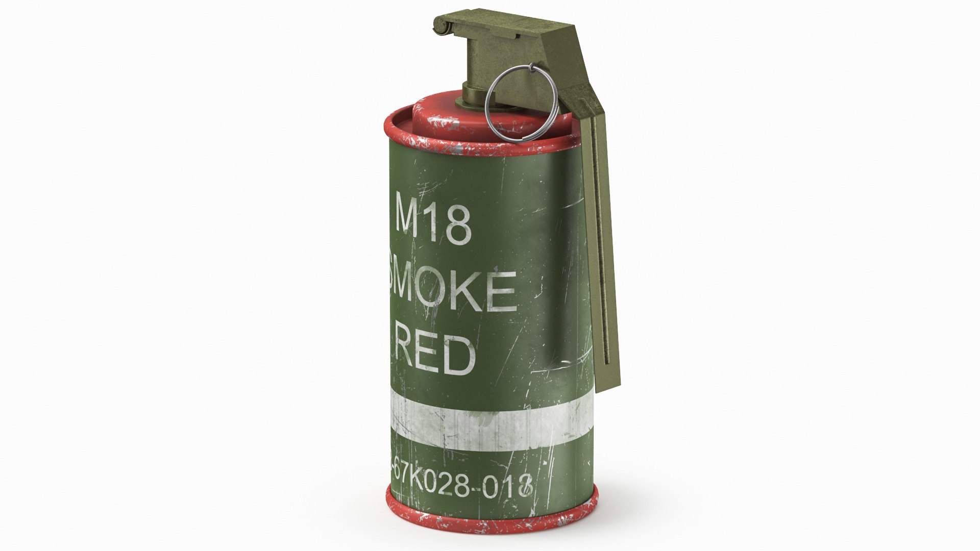 3D M18 Smoke Grenade - TurboSquid 2099592
