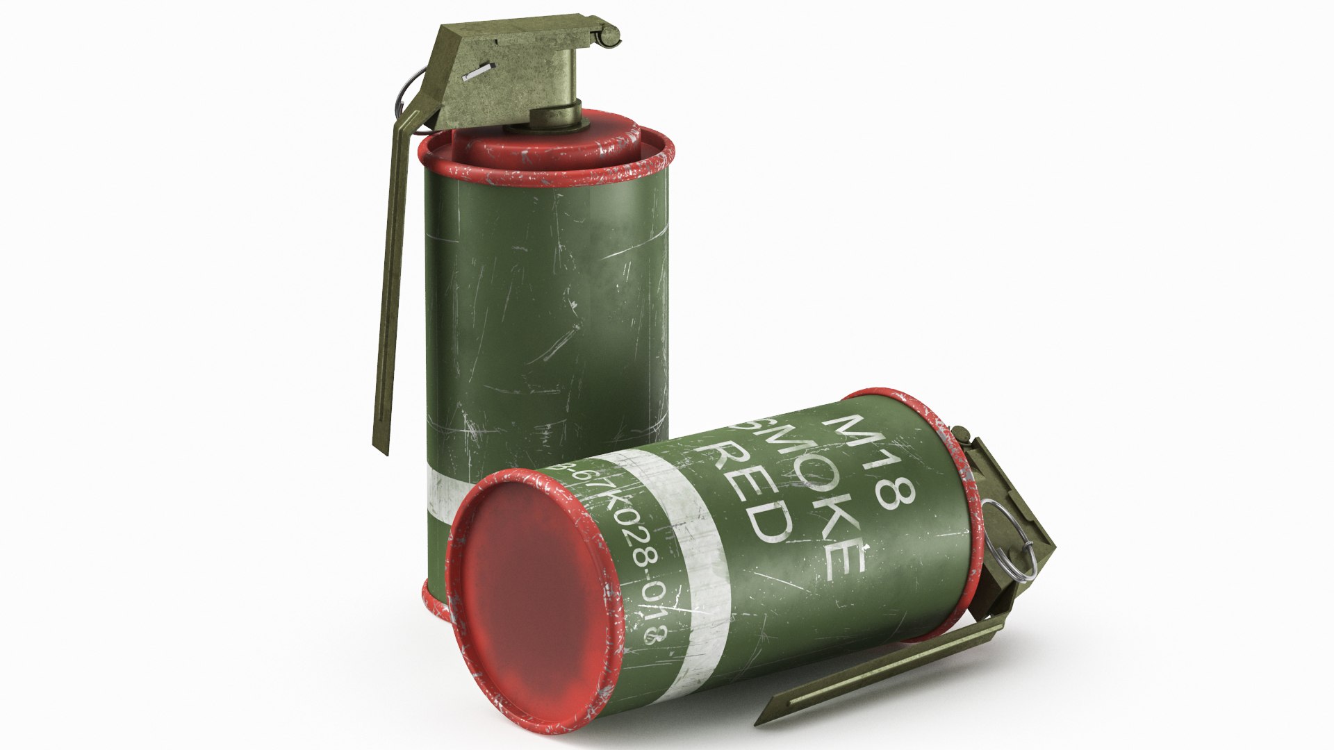 3D M18 Smoke Grenade - TurboSquid 2099592
