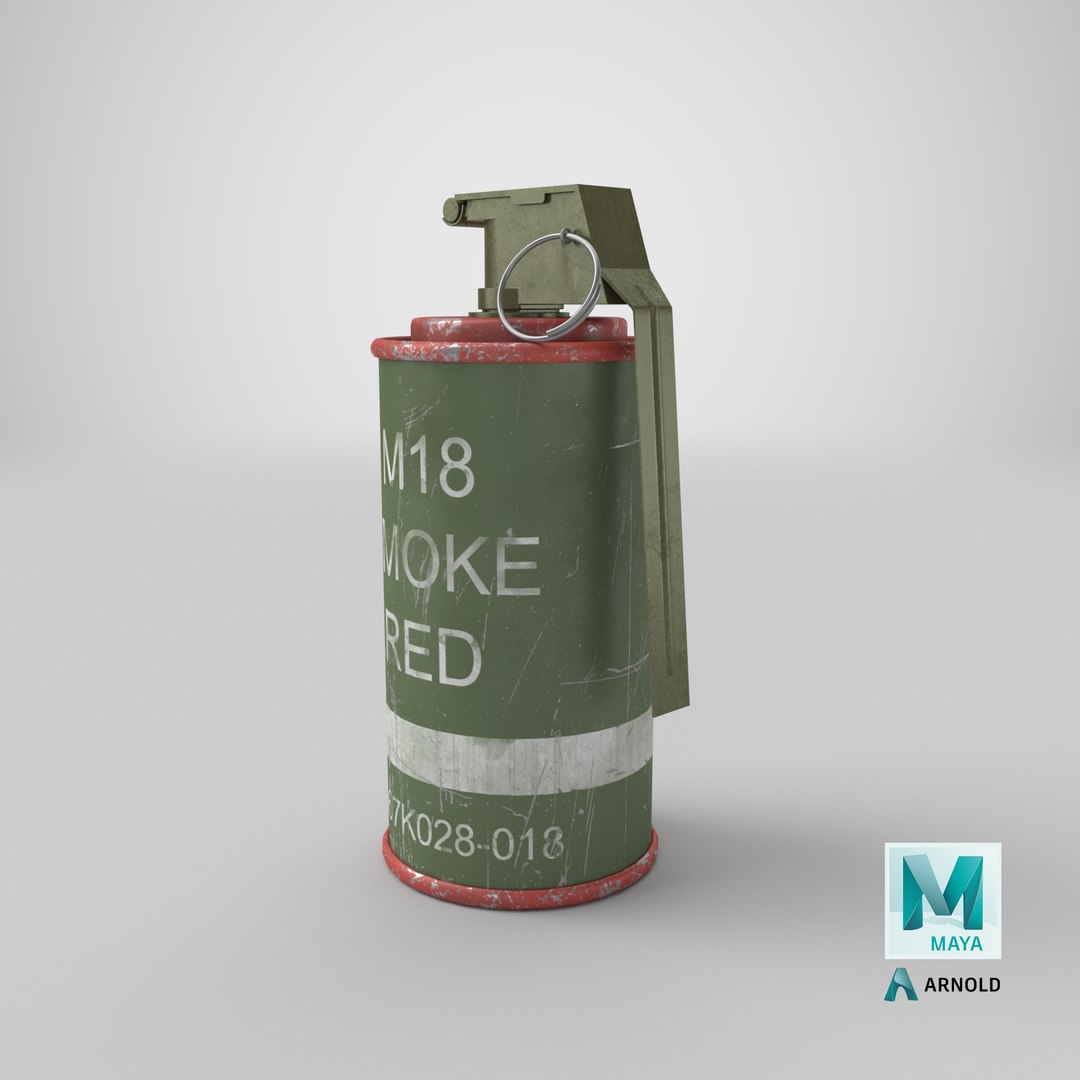 3D M18 Smoke Grenade - TurboSquid 2099592