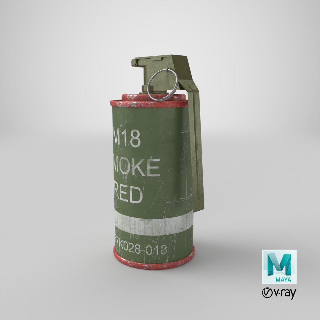 3D M18 Smoke Grenade - TurboSquid 2099592