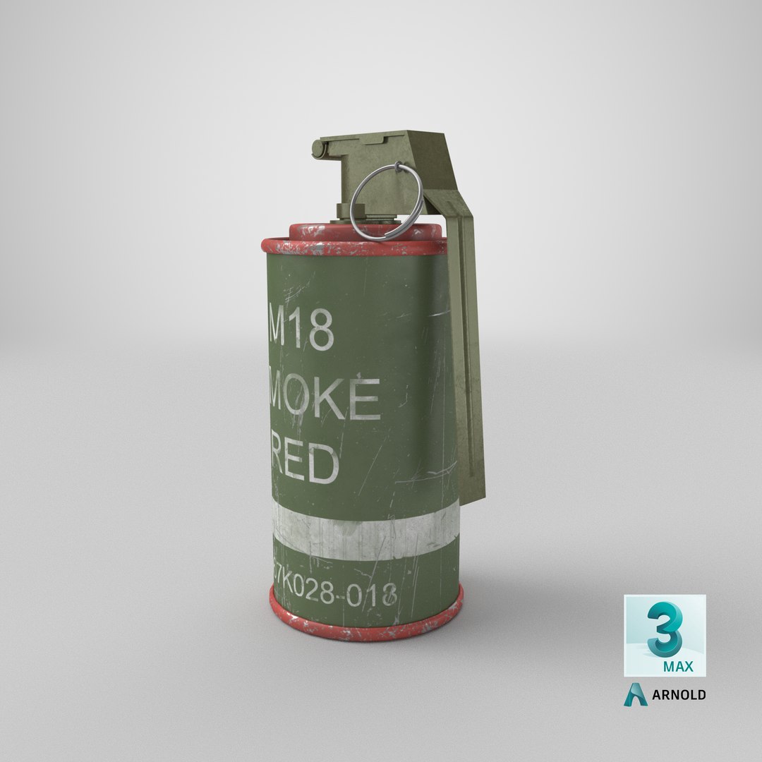 3D M18 Smoke Grenade - TurboSquid 2099592