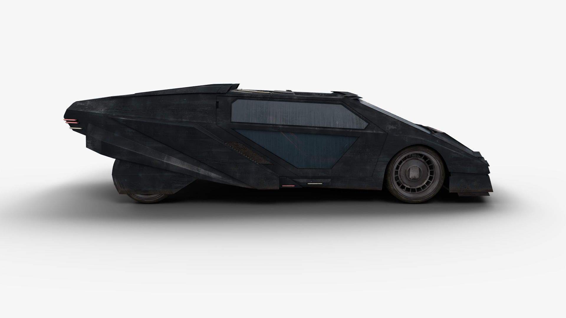 Retro futuristic car model - TurboSquid 1231472