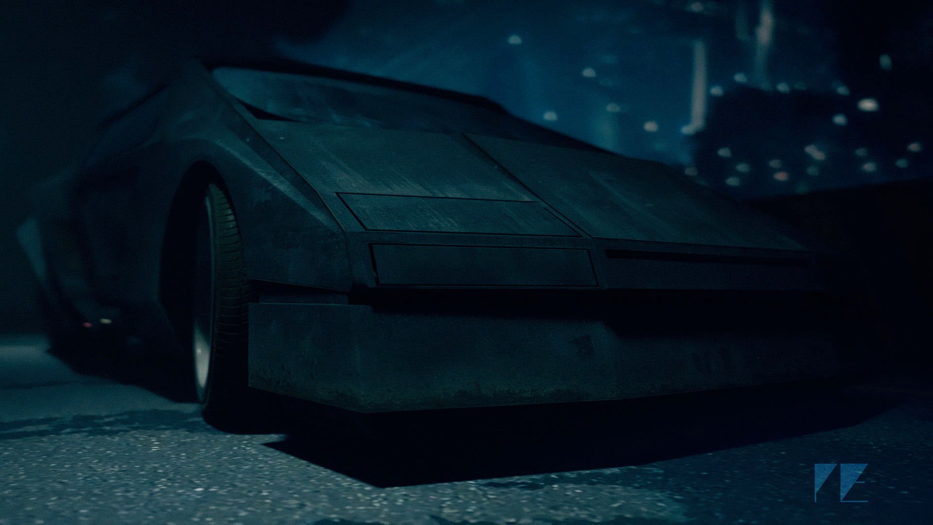 Retro futuristic car model - TurboSquid 1231472