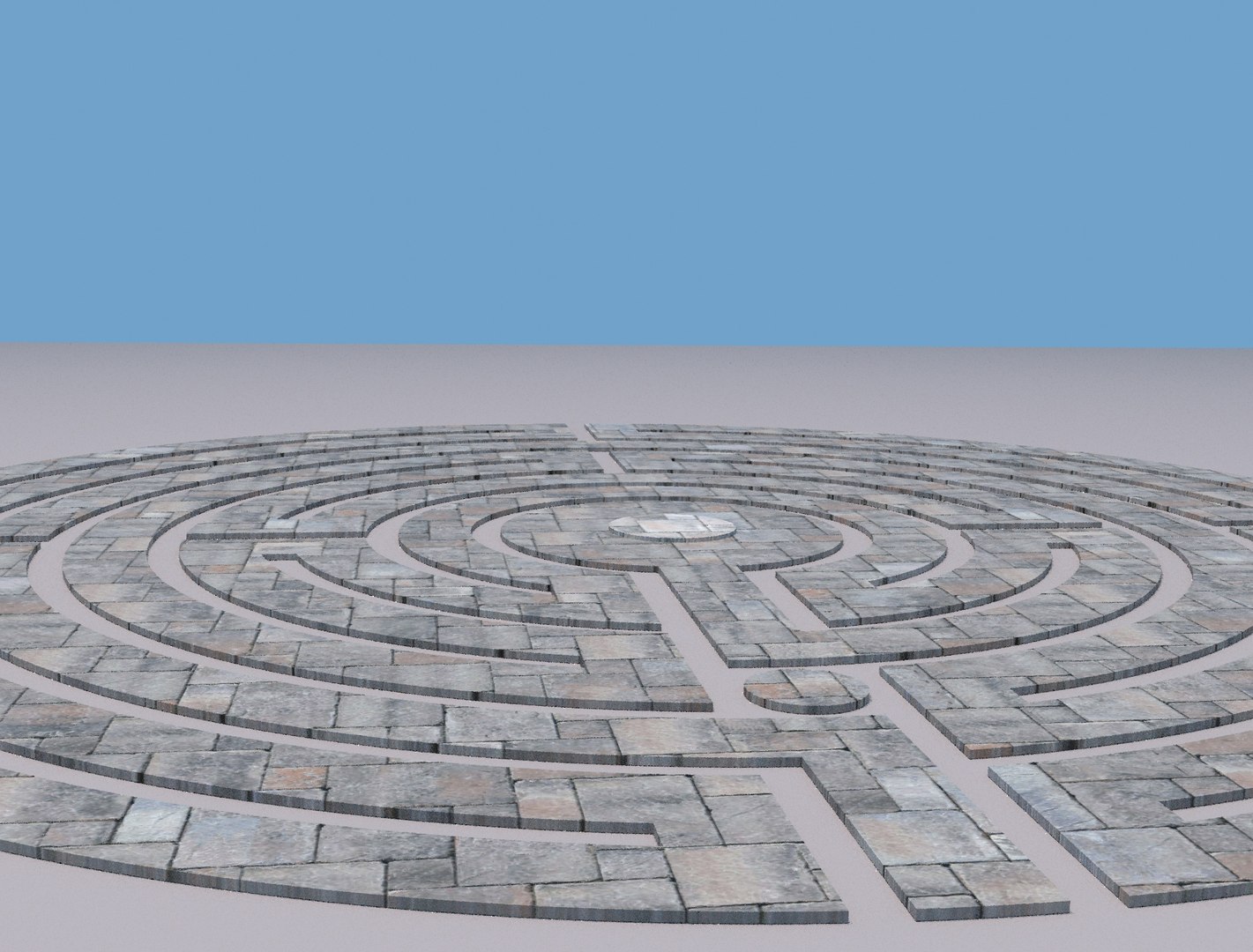 Stone Labyrinth 3D Model - TurboSquid 1621982