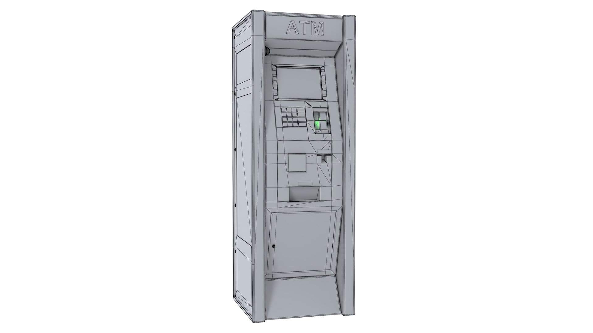 ATM Machine 3D Model - TurboSquid 2229958