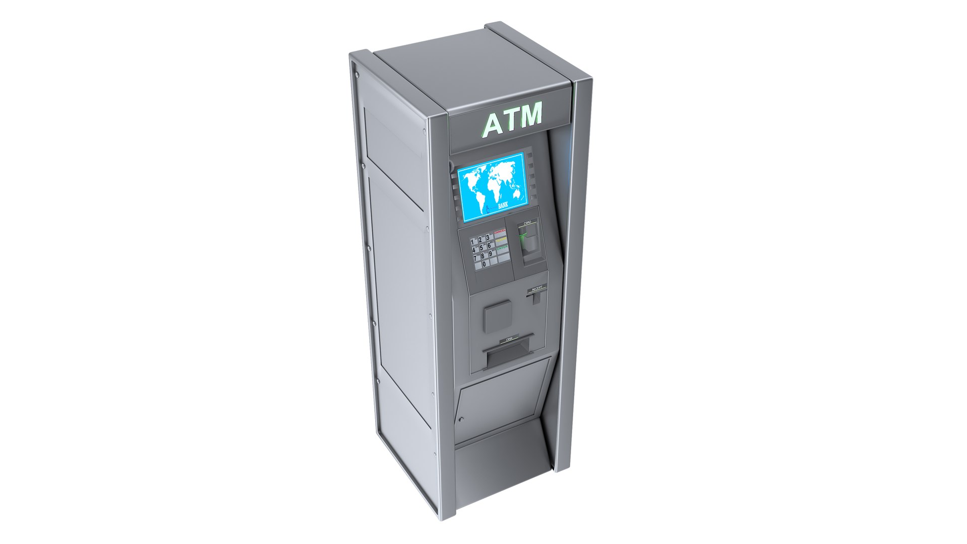 ATM Machine 3D Model - TurboSquid 2229958