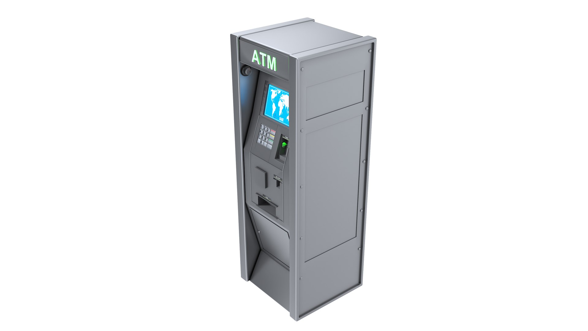 ATM Machine 3D Model - TurboSquid 2229958