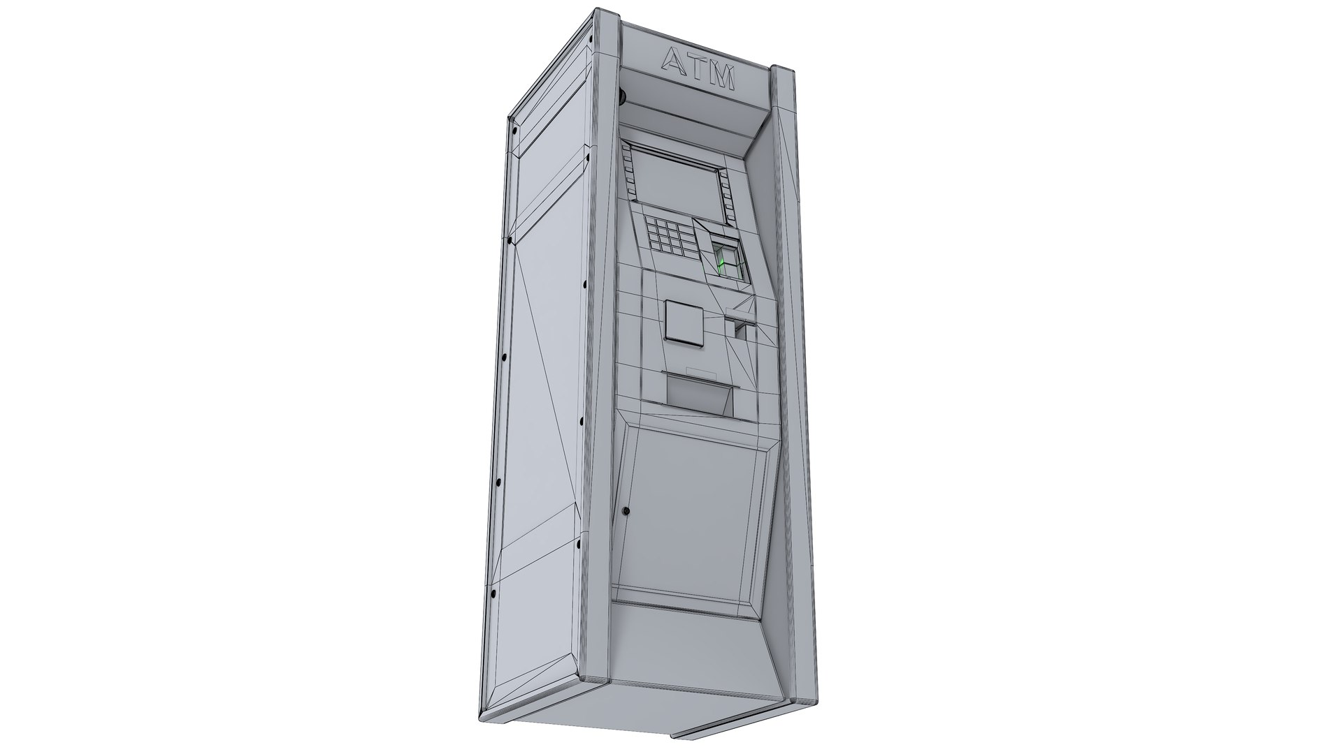 ATM Machine 3D Model - TurboSquid 2229958
