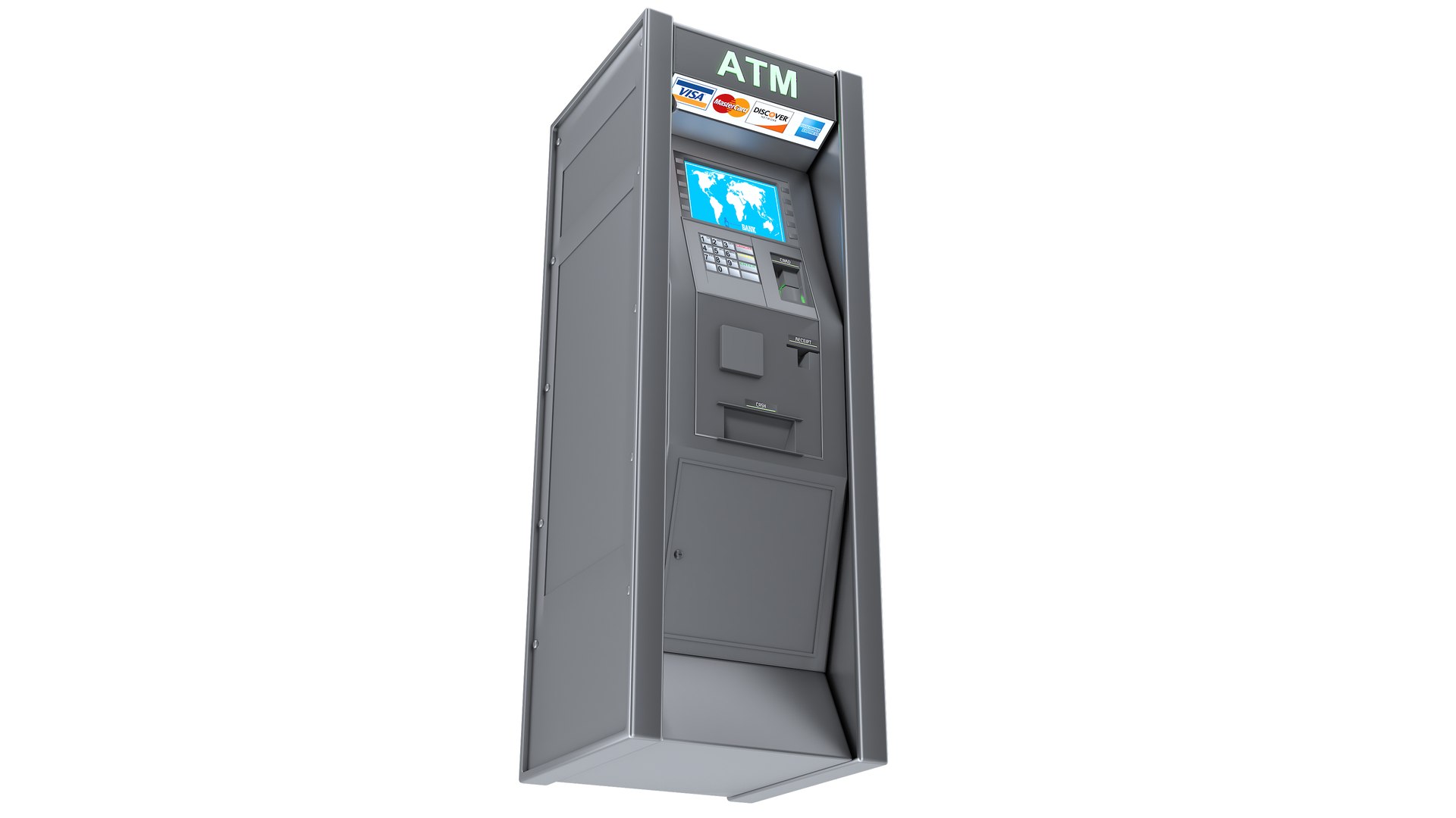ATM Machine 3D Model - TurboSquid 2229958