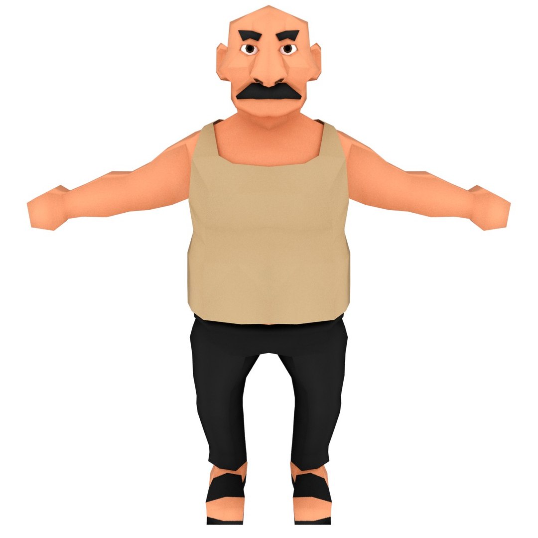 Free Character Rigged 3D Model - TurboSquid 1284322
