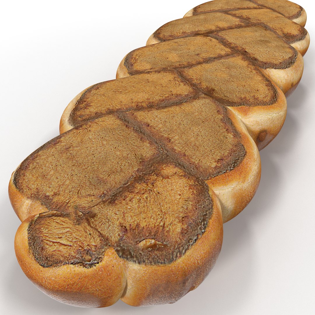 3d challah bread