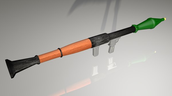 3d model rpg rocket