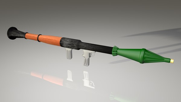 3d model rpg rocket
