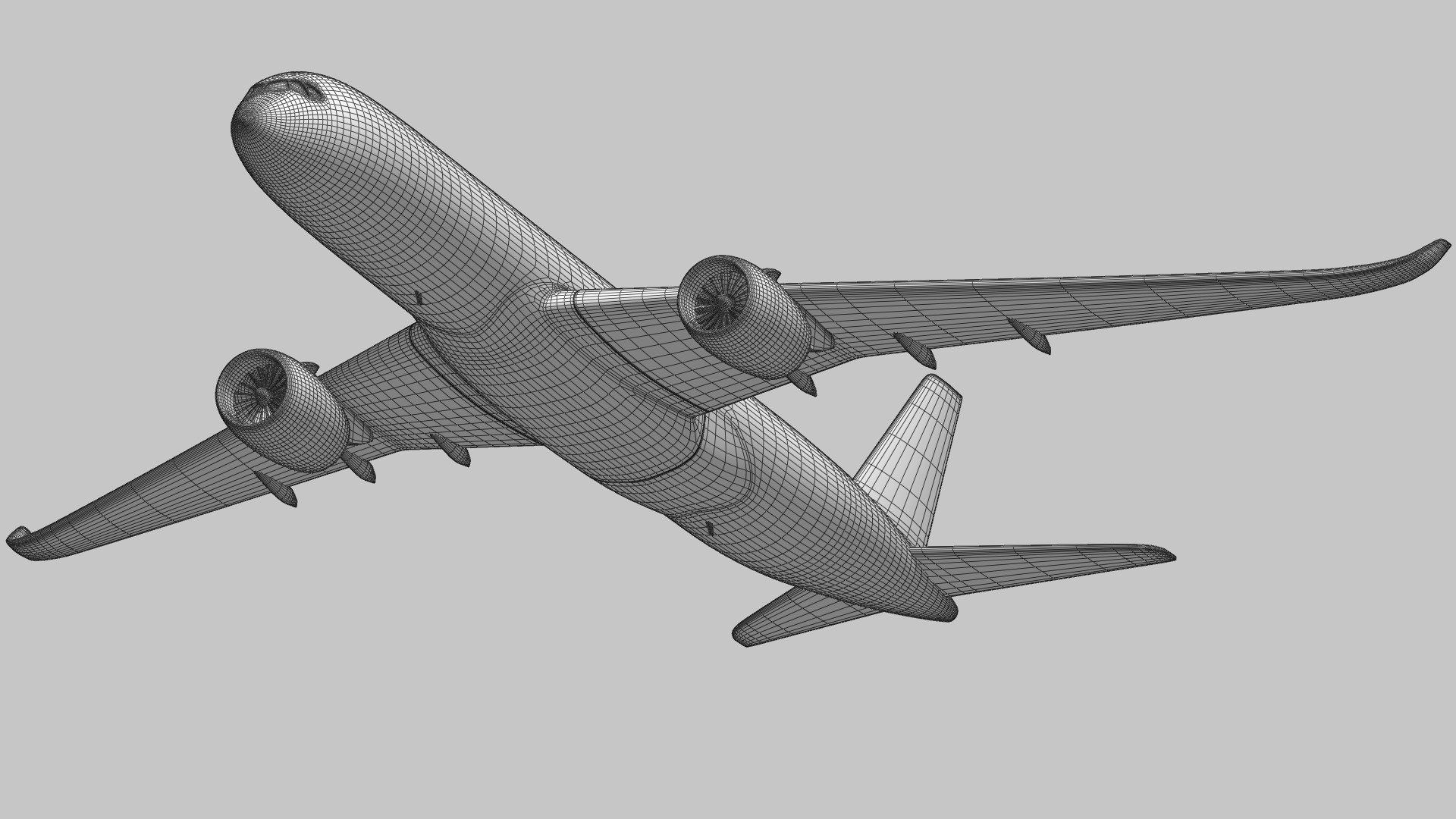 Airbus A350 XWB P3D 3D Model - TurboSquid 2431521