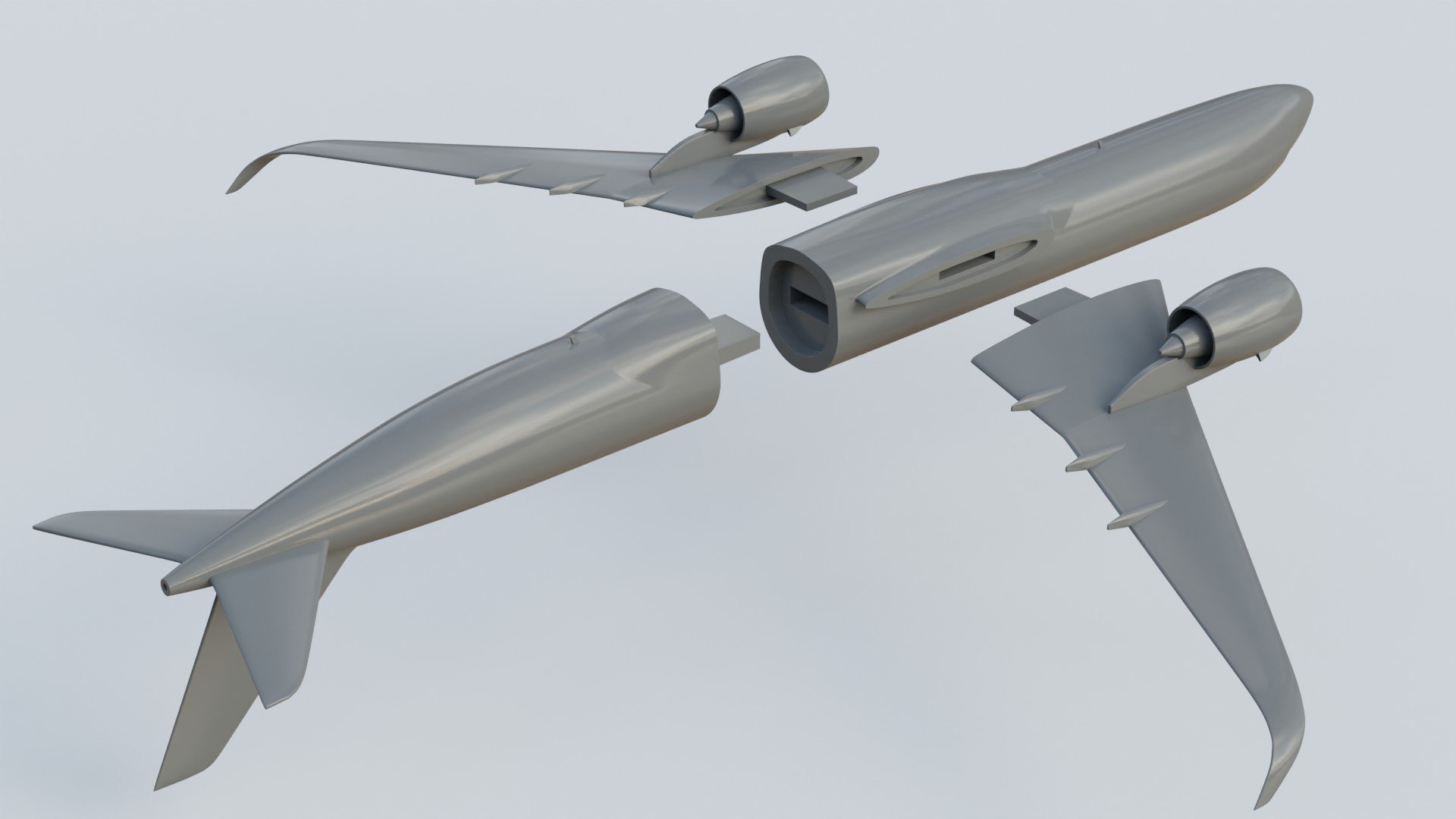 Airbus A350 XWB P3D 3D Model - TurboSquid 2431521