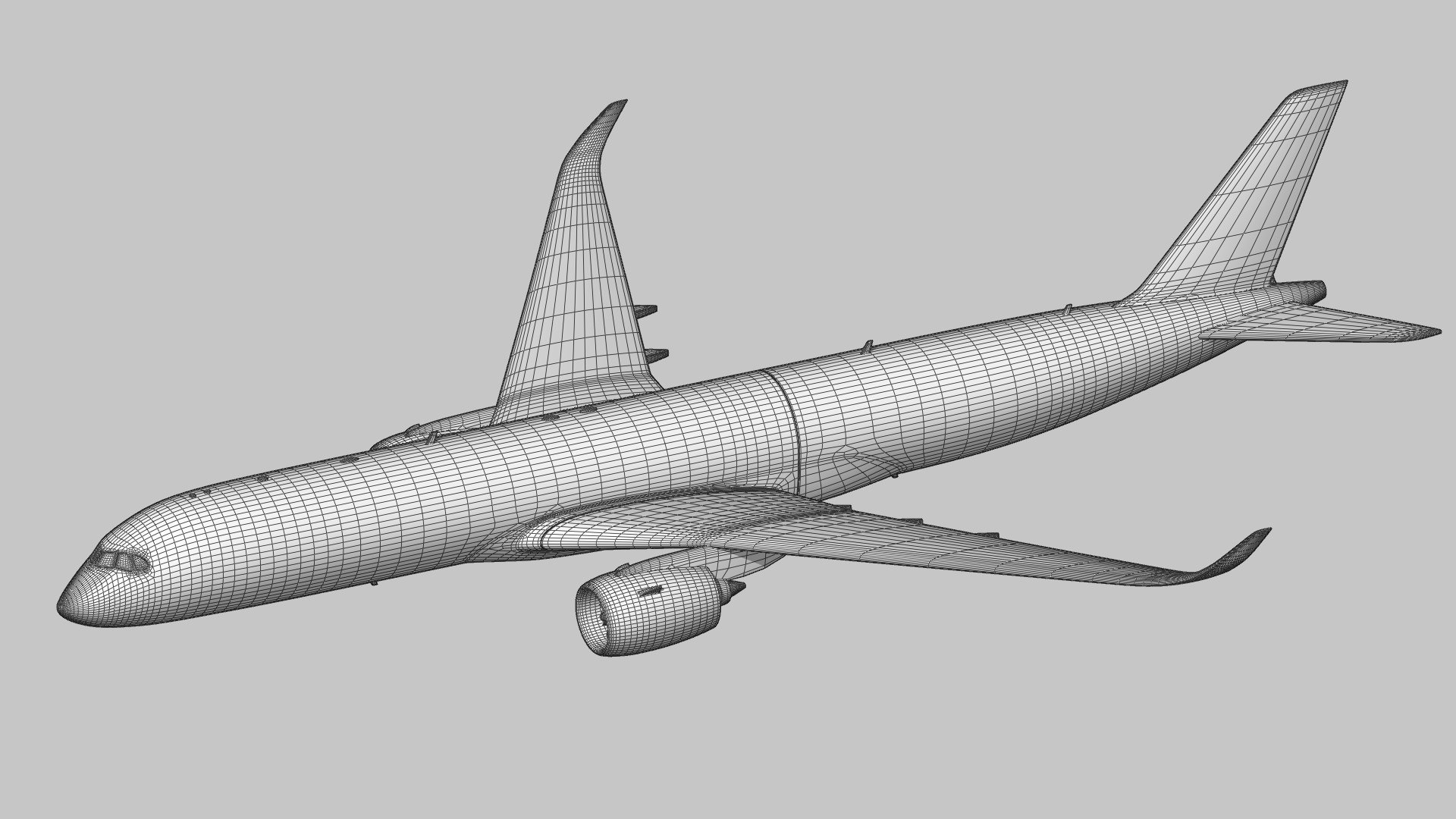 Airbus A350 XWB P3D 3D Model - TurboSquid 2431521