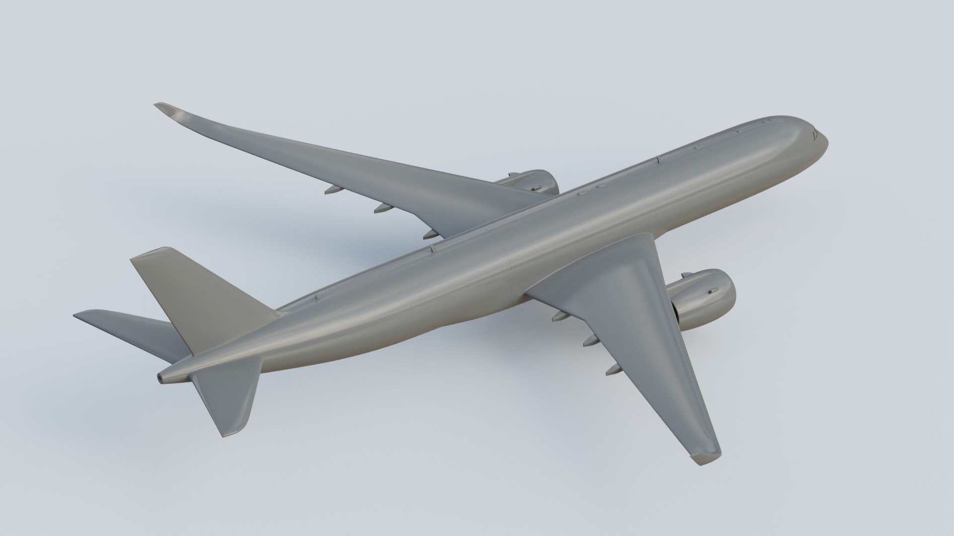 Airbus A350 XWB P3D 3D Model - TurboSquid 2431521