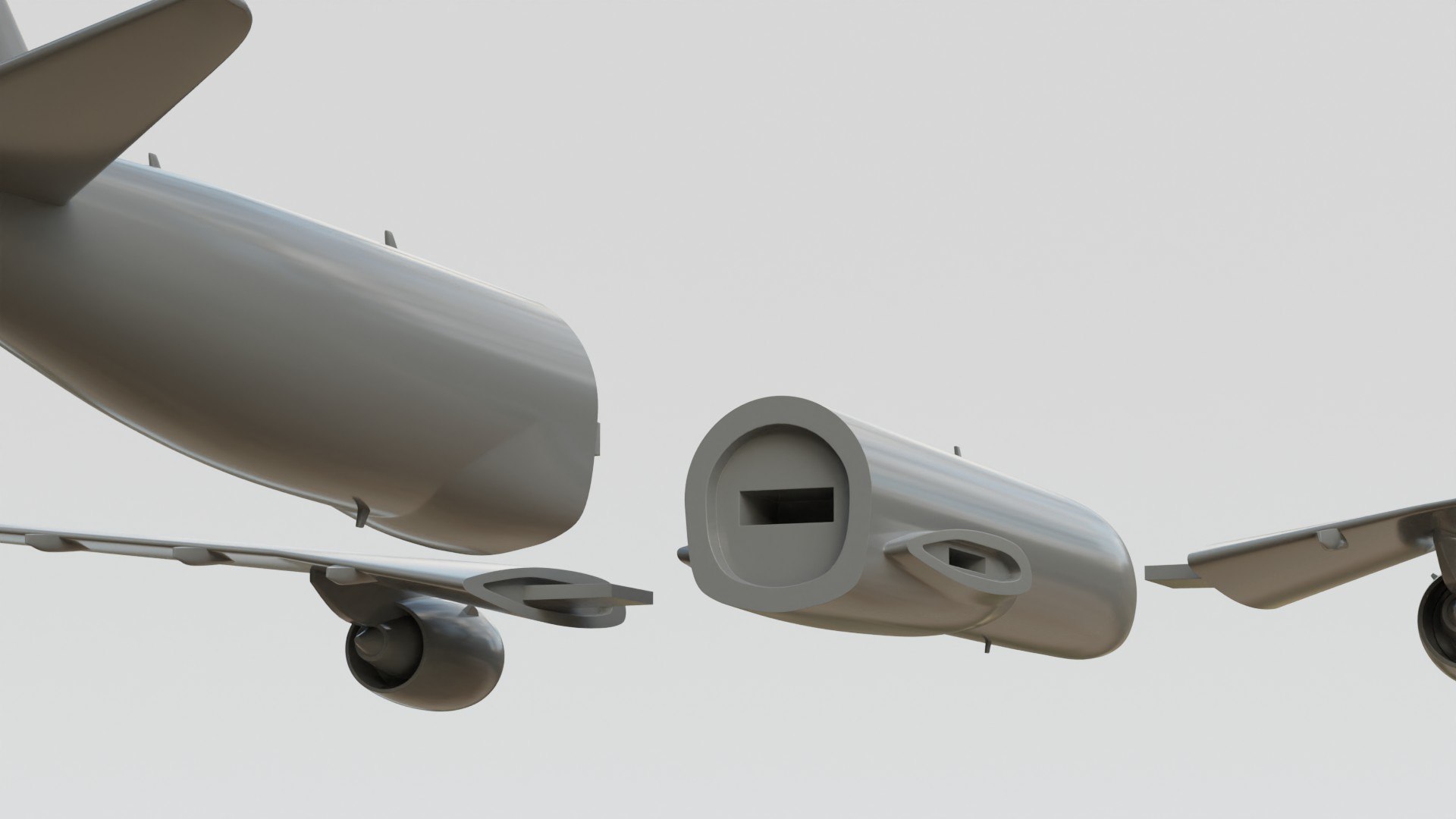 Airbus A350 XWB P3D 3D Model - TurboSquid 2431521