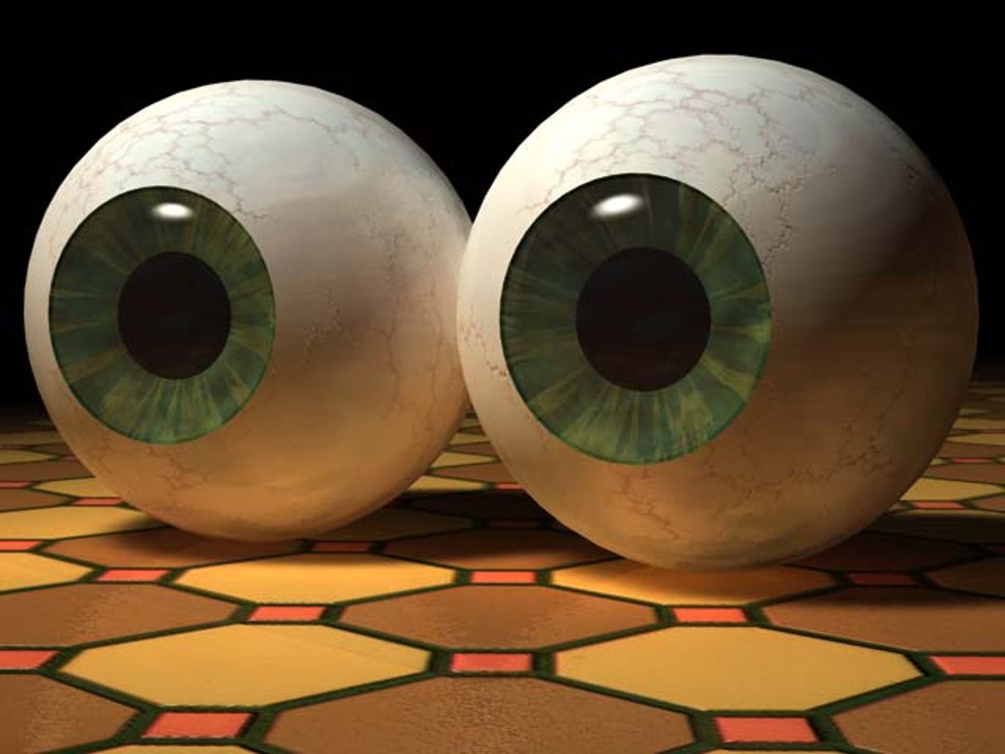 Human Eyeballs 3d Model