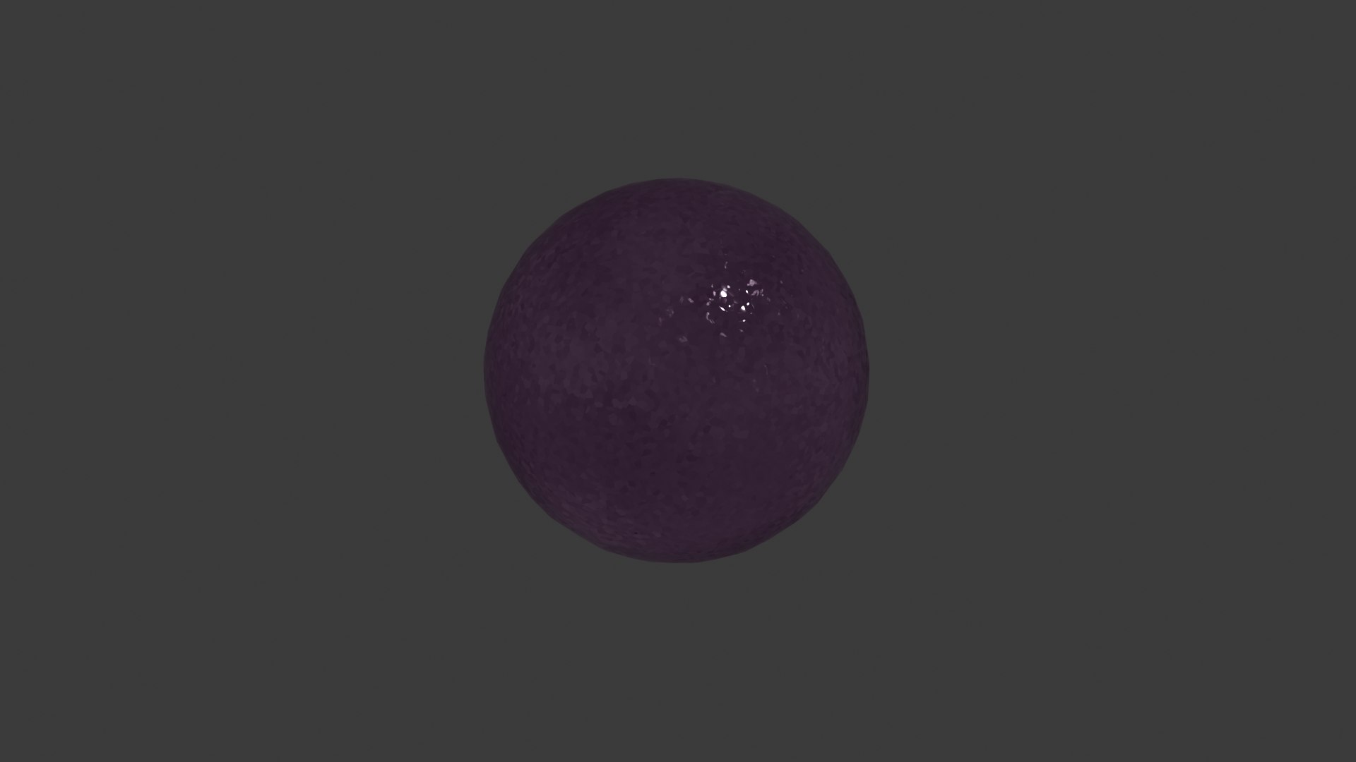 Purple Glossy Sphere With PBR Material 3D - TurboSquid 2457741