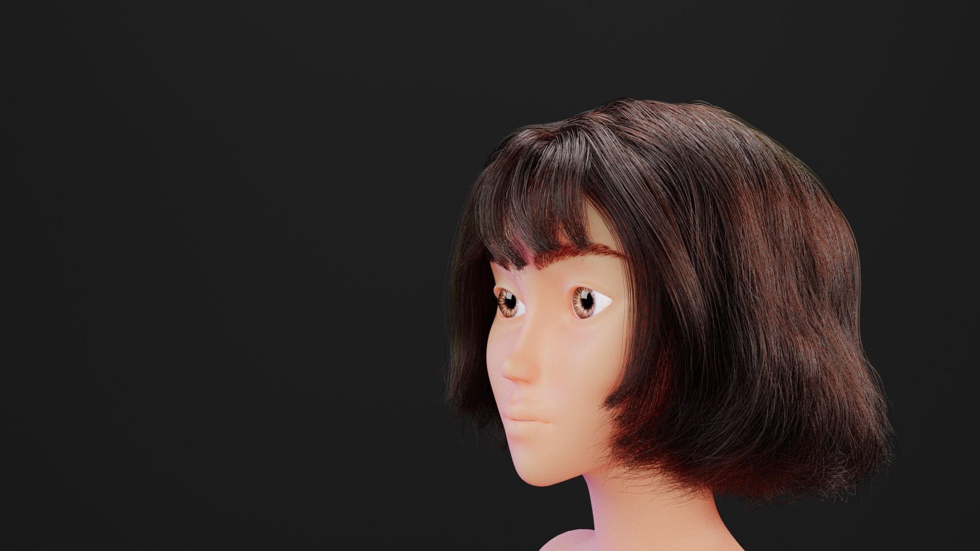 3D haircut hair model - TurboSquid 1663673