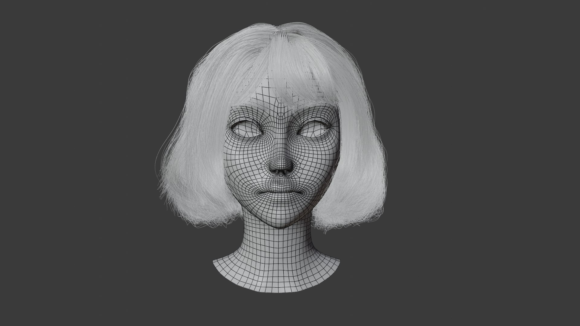 3D haircut hair model - TurboSquid 1663673
